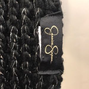 Jessica Simpson | Accessories | Jessica Simpson Blacksilver Scarfhat ...